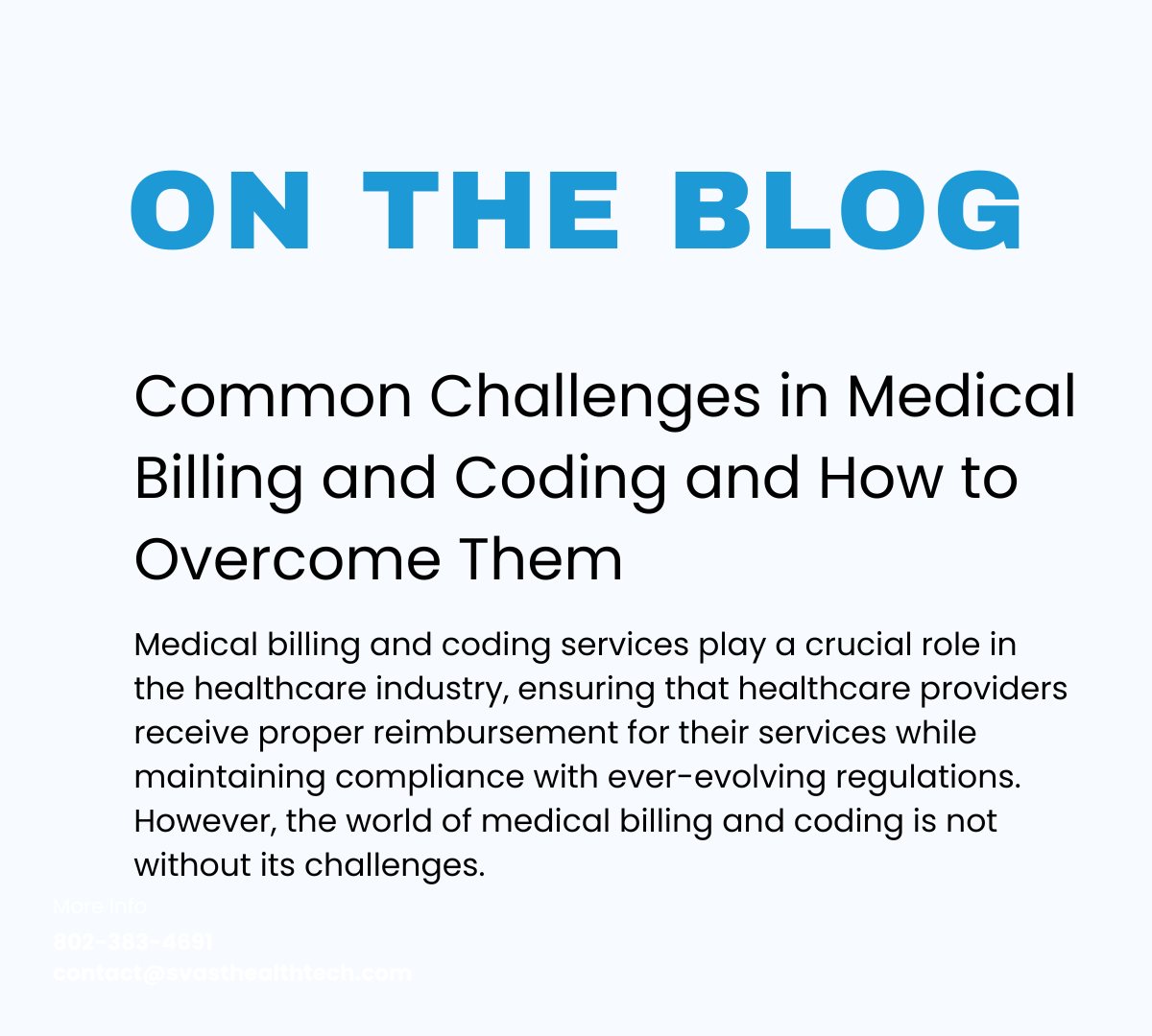 Common Challenges in Medical Billing & Coding & How to Overcome Them